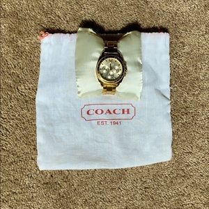 Coach Accessories | Watch Brown Monogram Leather Band | Poshmark